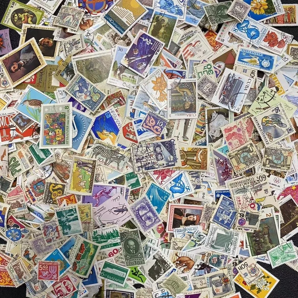 Germany-Commen-Postage-Stamps-100-Pieces-Lot-All-Different-with-Post ...