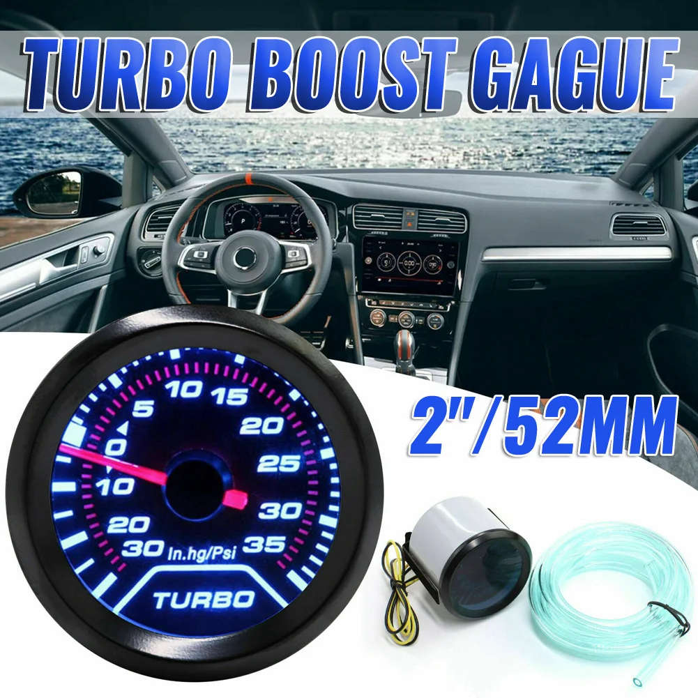 Universal-2-52mm-Turbo-Boost-Gauge-12V-30-35PSI-Turbo-Pressure ...