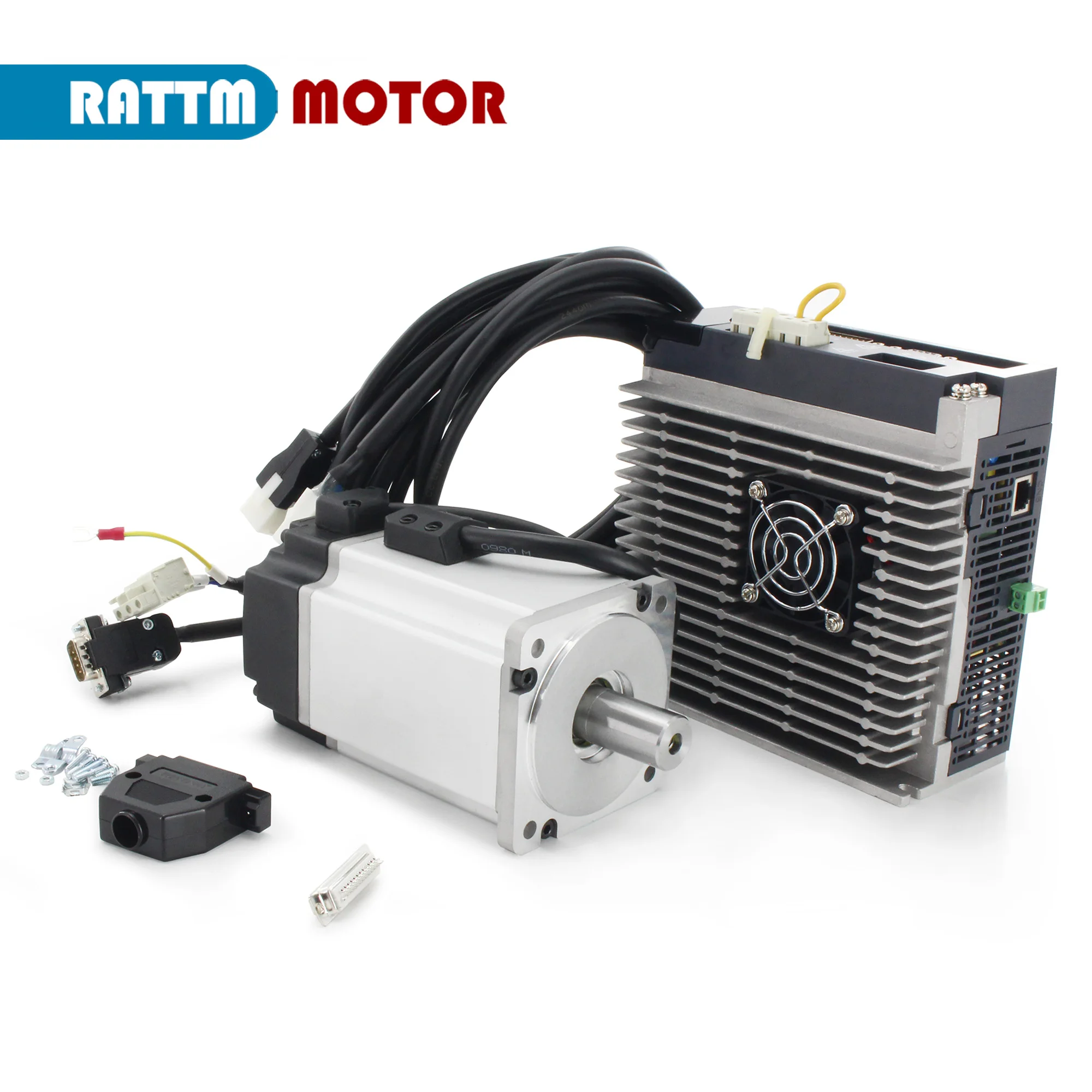 EU-Free-VAT-750W-Optical-Encoder-AC-Servo-Motor-Kit-CNC-Router-Set-No ...