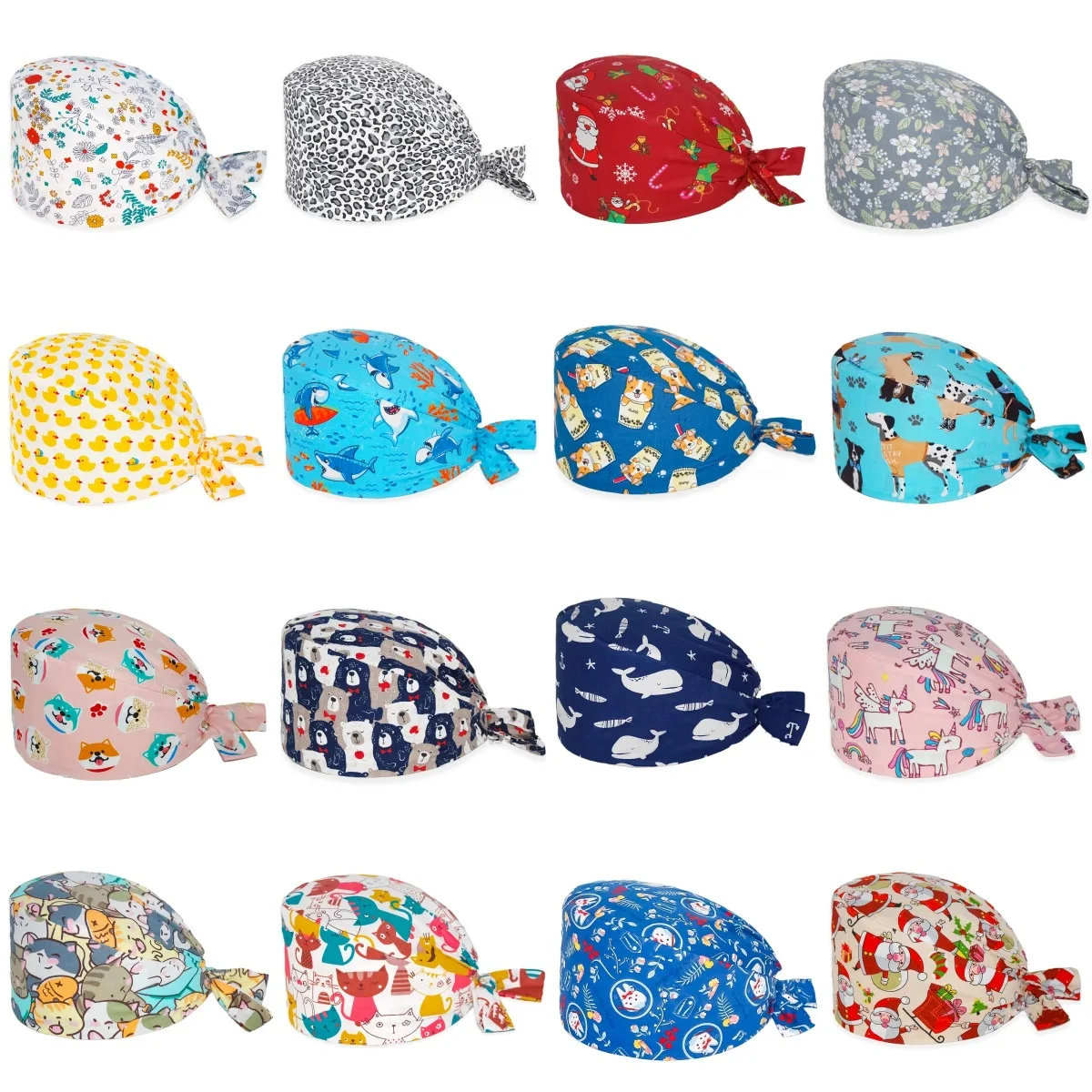 Gorro-quir-rgico-con-estampado-de-dibujos-animados-para-mujer-y-hombre ...