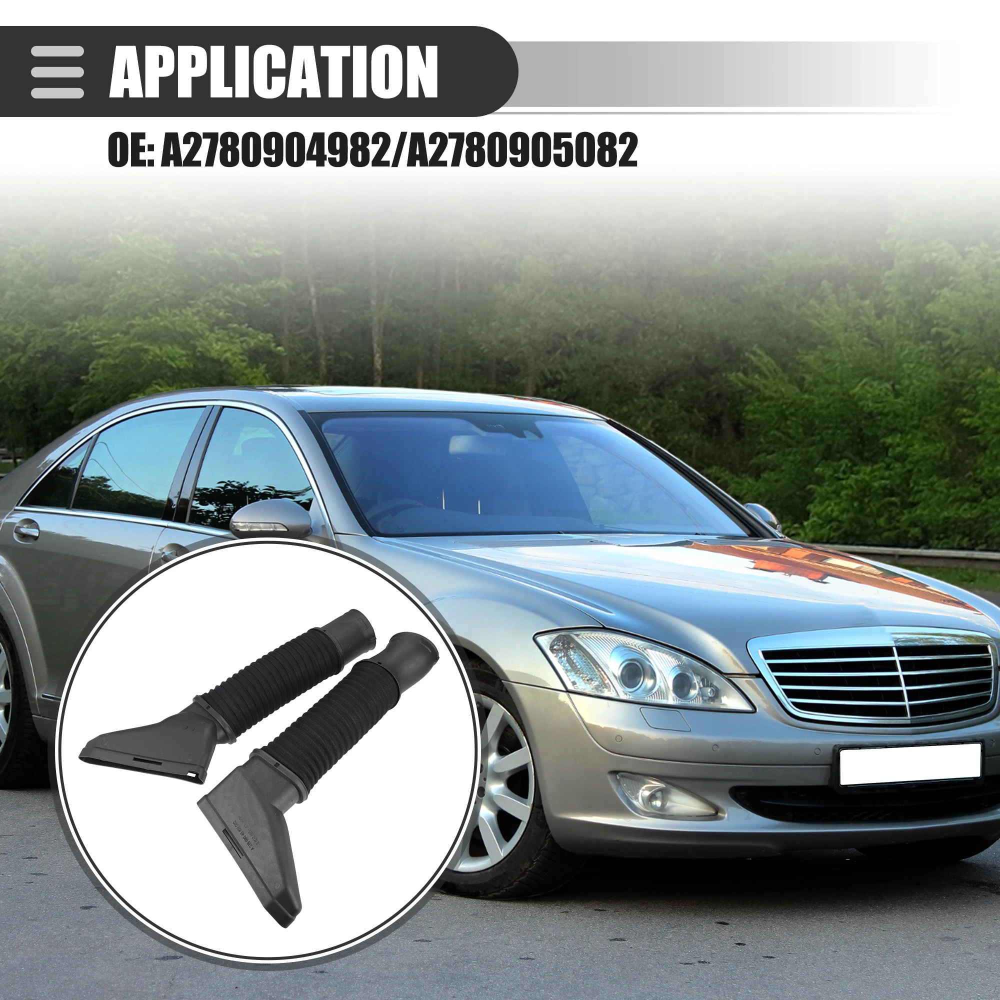 UXCELL-Car-Air-Intake-Hose-for-Mercedes-S550-2014-2015-2016-2017 ...