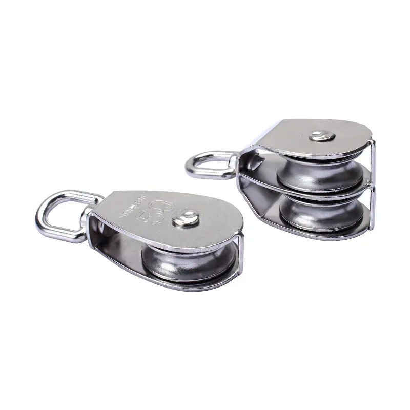 1Pc-304-Stainless-Steel-Pulley-M15-M20-M25-M32-Single-Double-Wheel ...