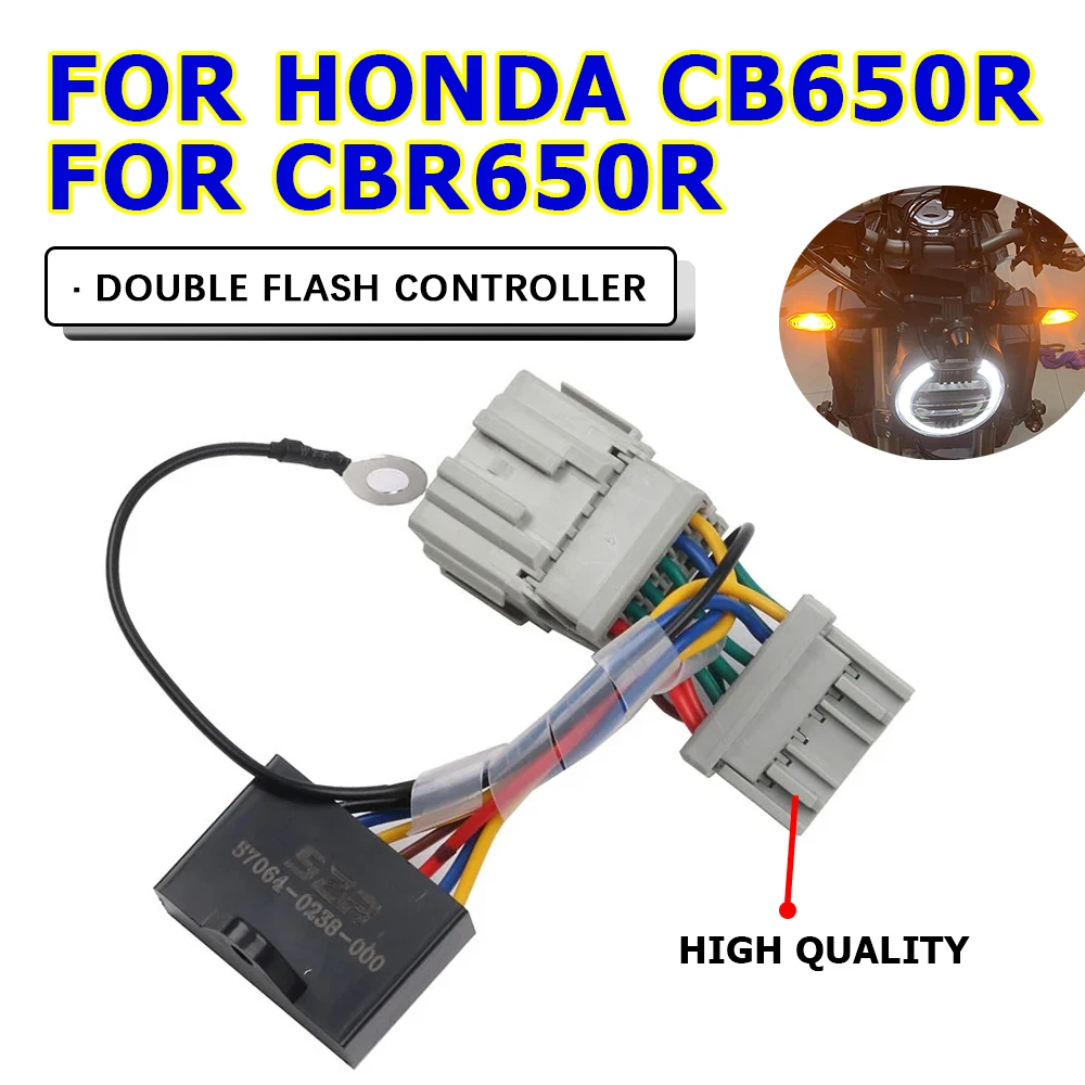 Motorcycle-Turn-Signal-Flasher-Light-Switch-Double-Flash-Hazard-Warning ...