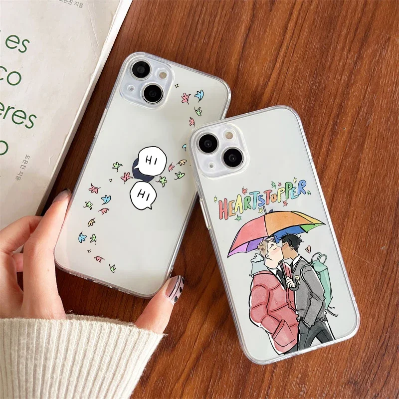 Funda-de-tel-fono-Heartstopper-para-IPhone-carcasa-de-silicona ...