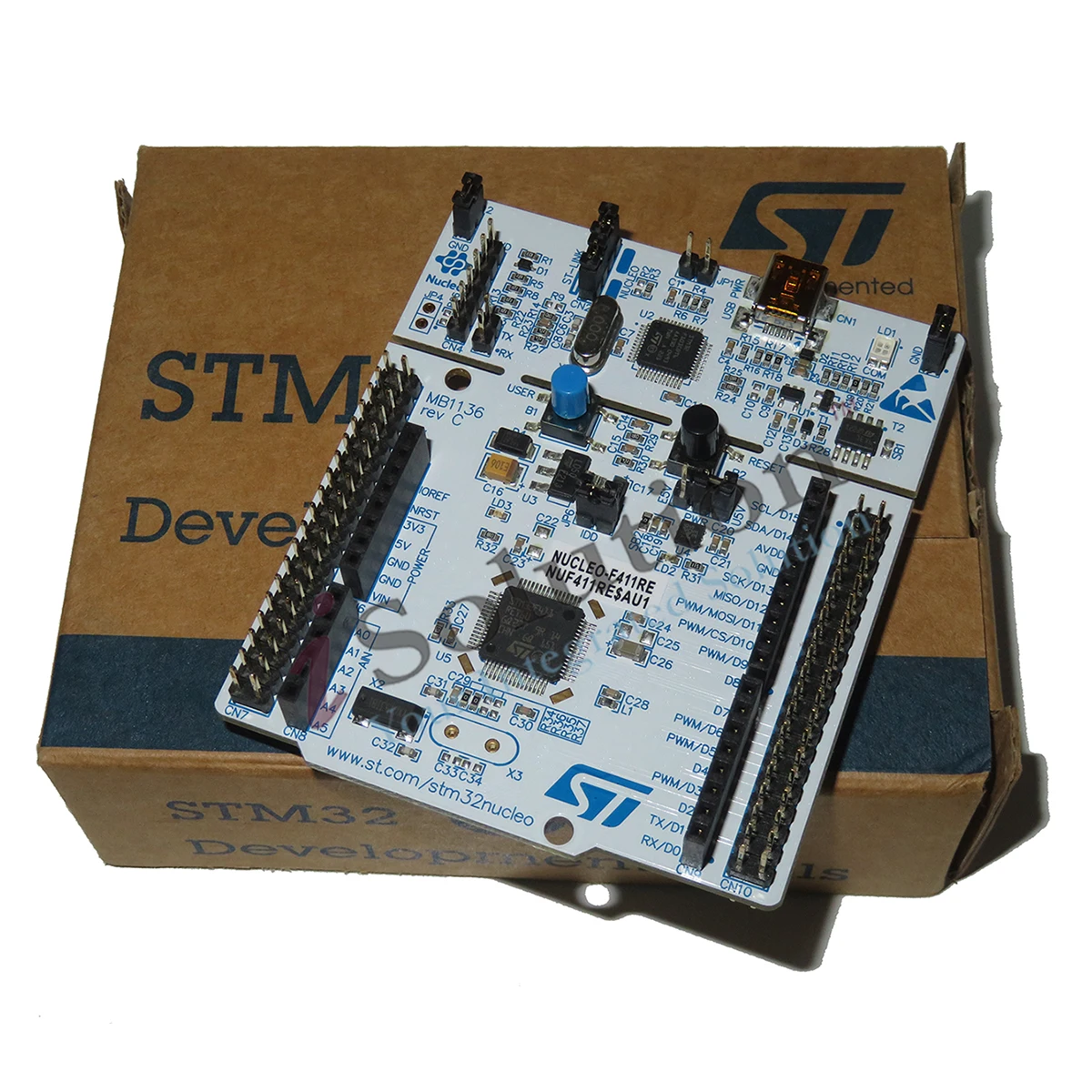 NUCLEO F411RE STM32 Nucleo 64แขน Mbed การพัฒนาบอร์ด STM32F411RE MCU ...