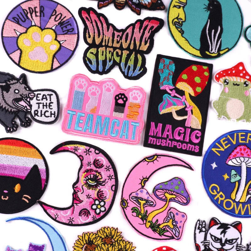 TEAMCAT Embroidery Patch DIY Cartoon/Animal Patch Iron On Patches For ...