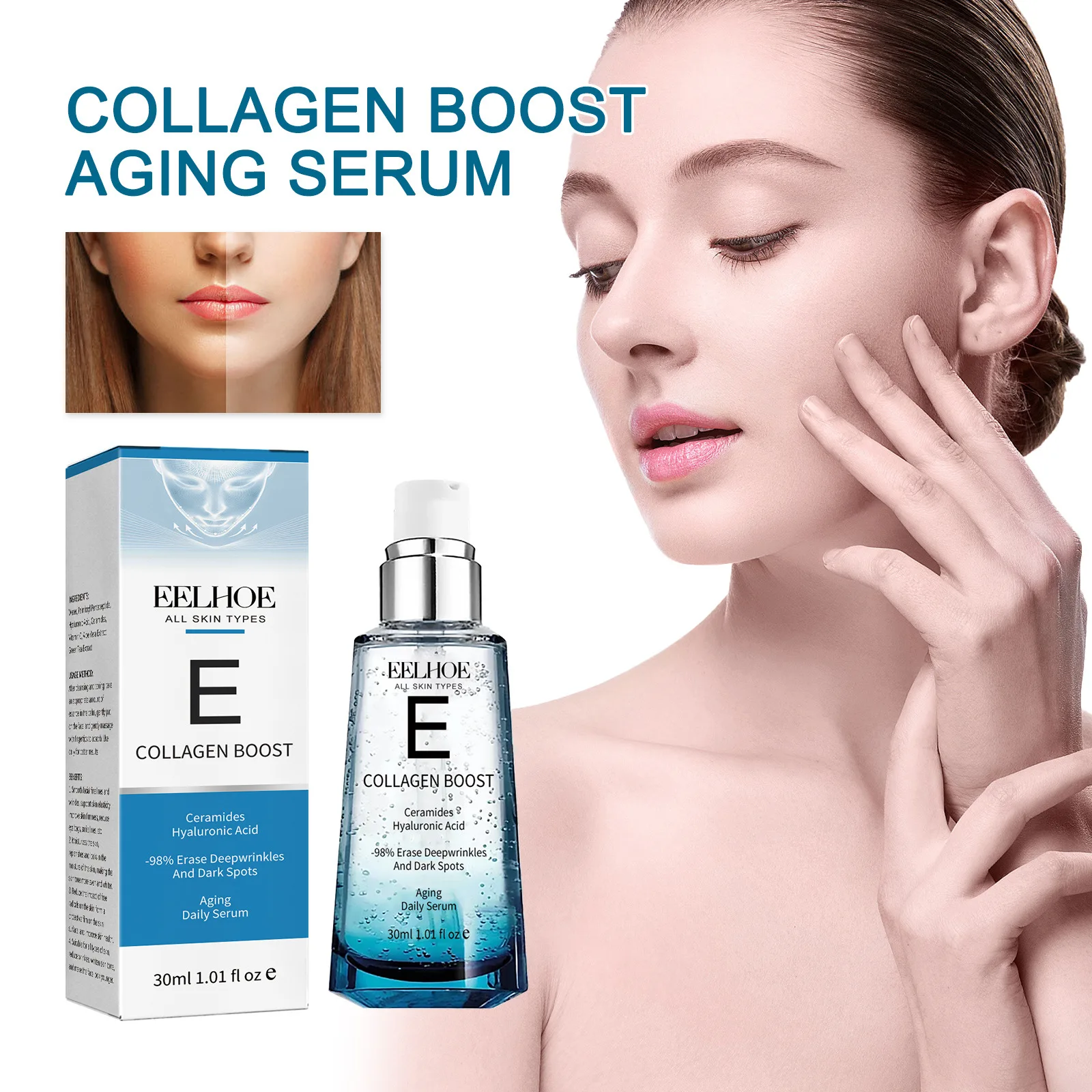 30ml-Collagen-Boost-Aging-Serum-Smooth-Facial-Fine-Lines-Wrinkles ...