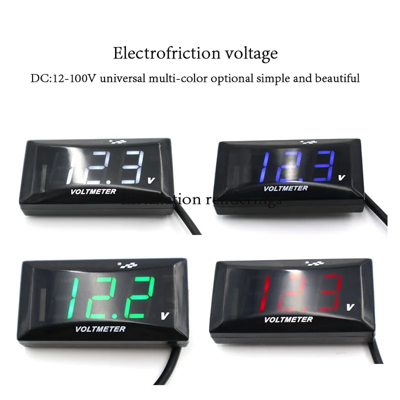 Voltmeter-waterproof-voltage-meter-suitable-for-motorcycle-electric ...
