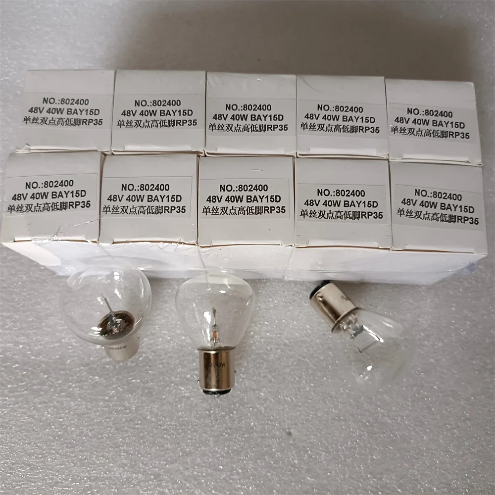 10Pcs-1157-BAY15D-48V-56V-40W-Toyota-Forklift-Headlight-Light-Bulb ...