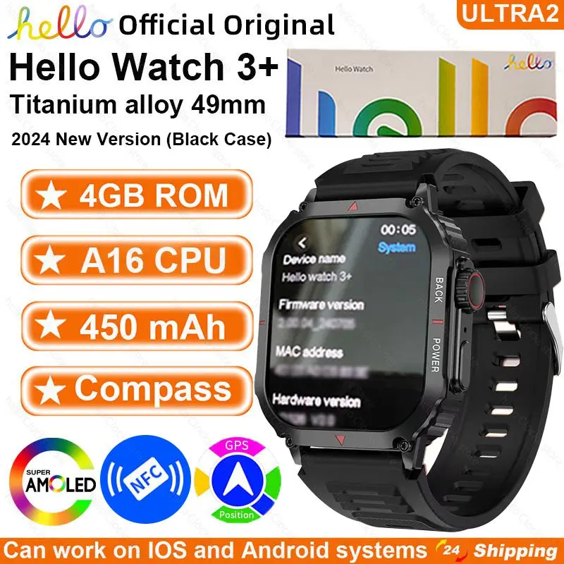 Smartwatch-2024-Original-oficial-Hello-Watch-3-Plus-ULTRA-49mm-AMOLED ...