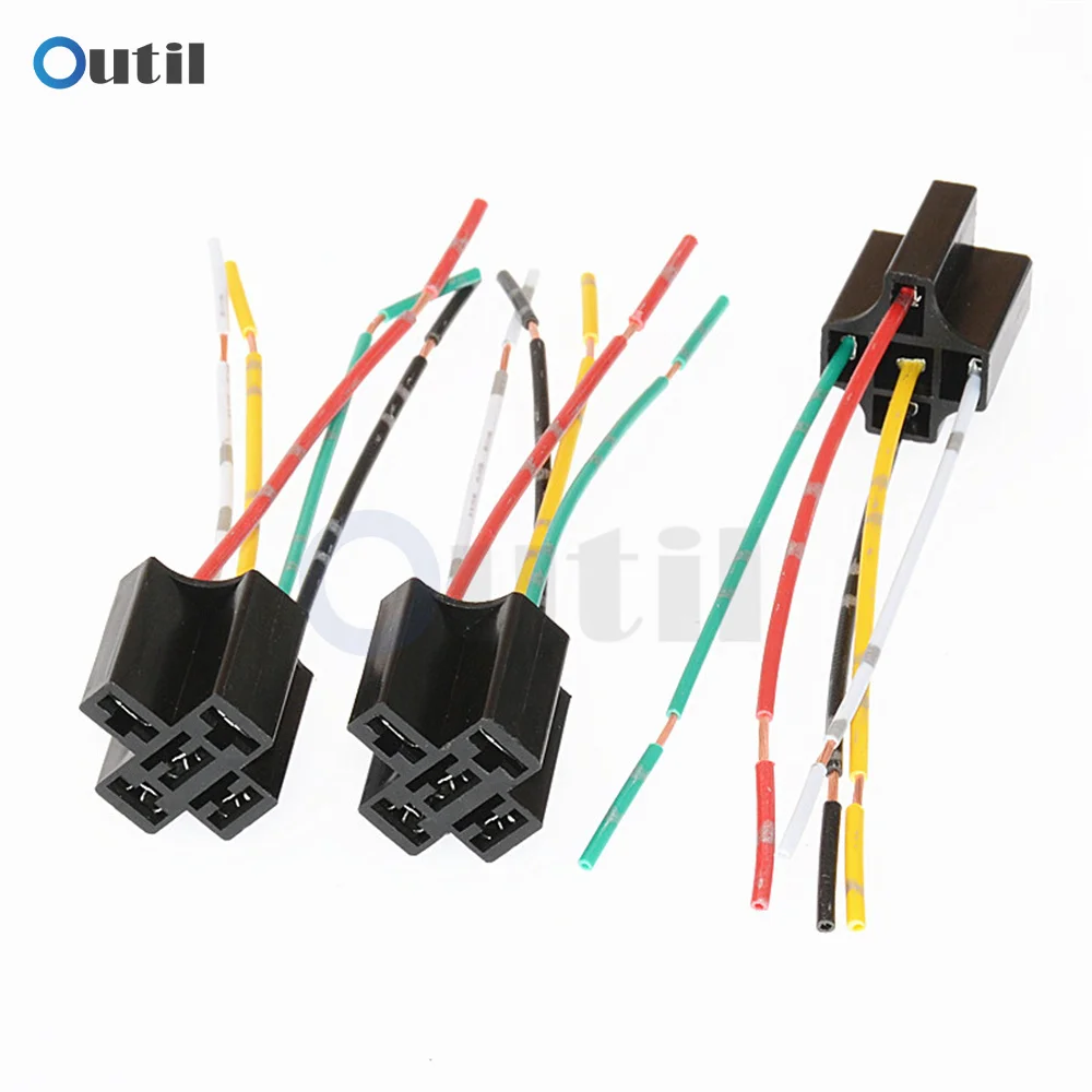 3-Pcs-12V-24V-5-Pin-Automotive-Relais-Socket-Harness-Connector-Plug ...