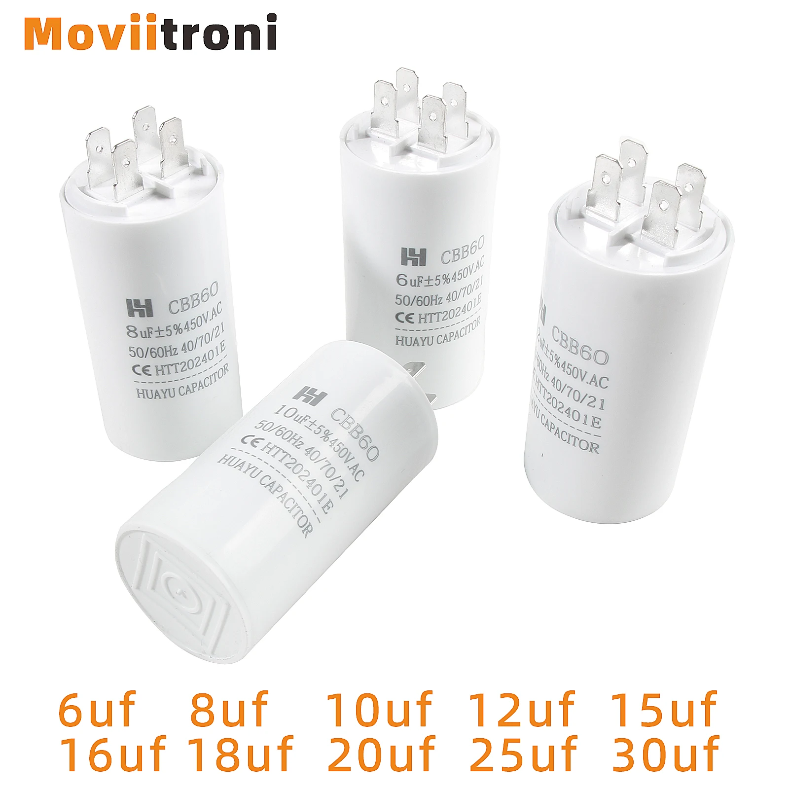 CBB60-Capacitor-450VAC-Double-Insert-50-60hz-Electric-Replacement-Start ...