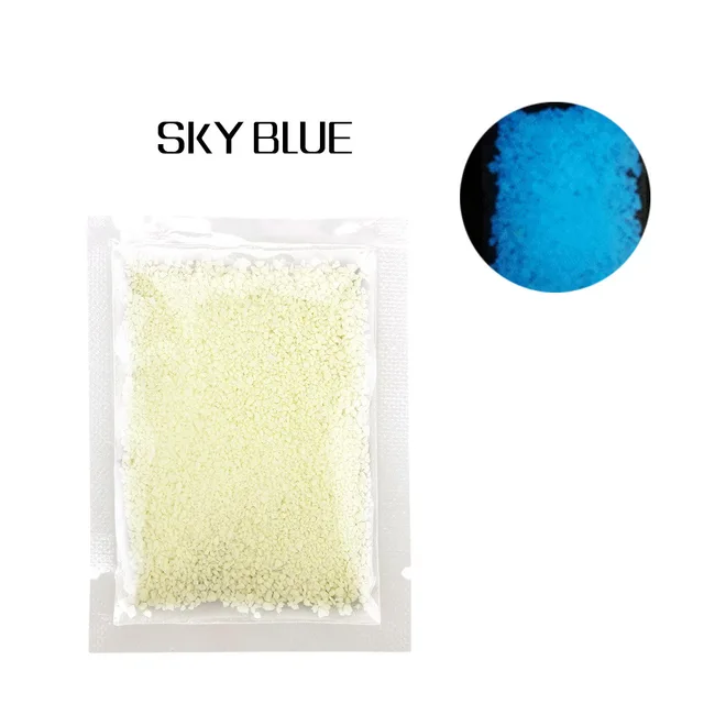 50g Fluorescent luminous Particles DIY Party Decoration Pigment Bright ...