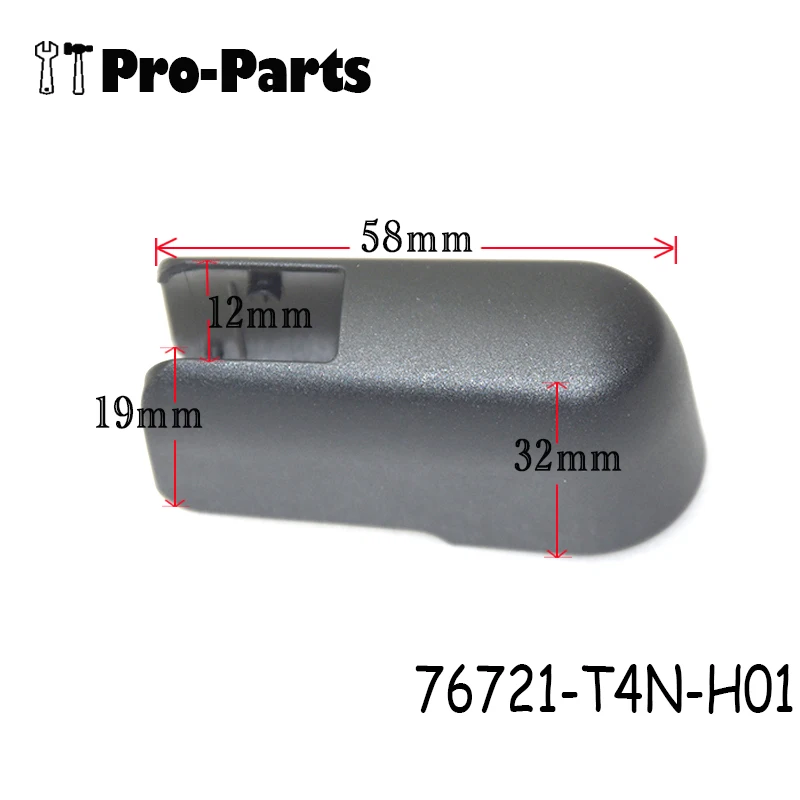 New Rear Tailgate Windshield Wiper Arm Cover 76721-T4N-H01 76721T4NH01 ...
