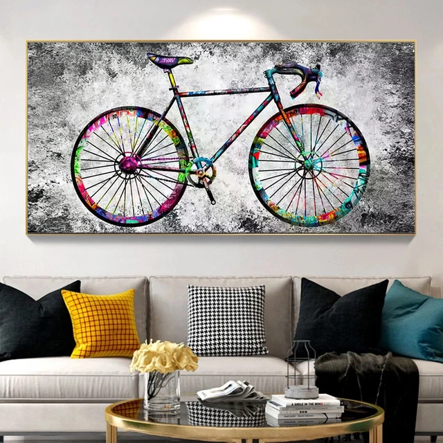 Bicycle Canvas Painting