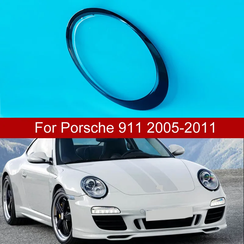 For Porsche 911 997 2005 - 2011 Grey Black Edge Headlight Shade ...