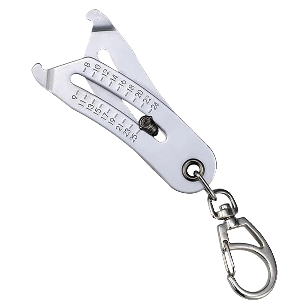 Thread Size Checker Keychain Portable Bolt Size Finder Keychain Precise ...