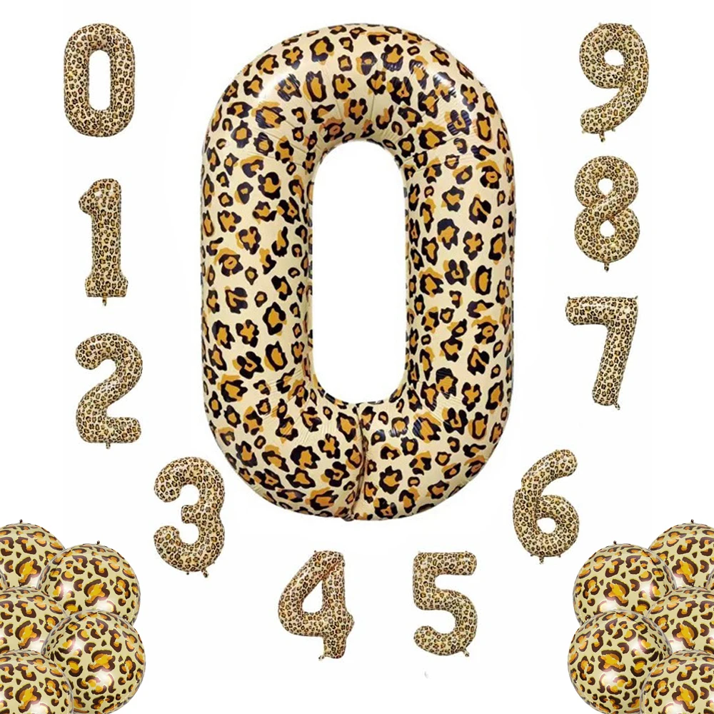 32Inch-Leopard-Cheetah-Big-Helium-Foil-Balloons-Leopard-Number-0-9 ...