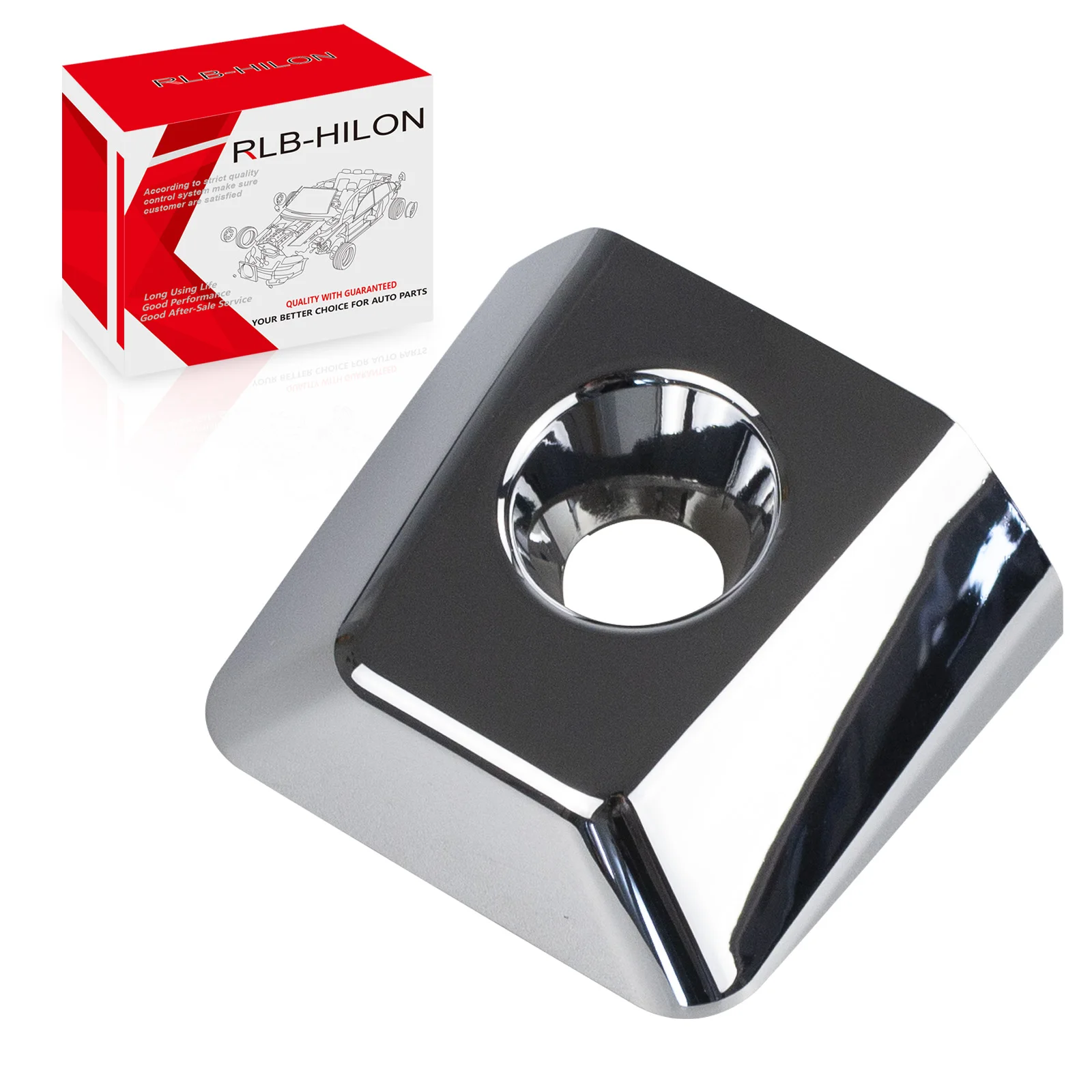 Left-Driver-Side-Chrome-Door-Handle-Keyhole-Frame-Cover-For-Nissan ...