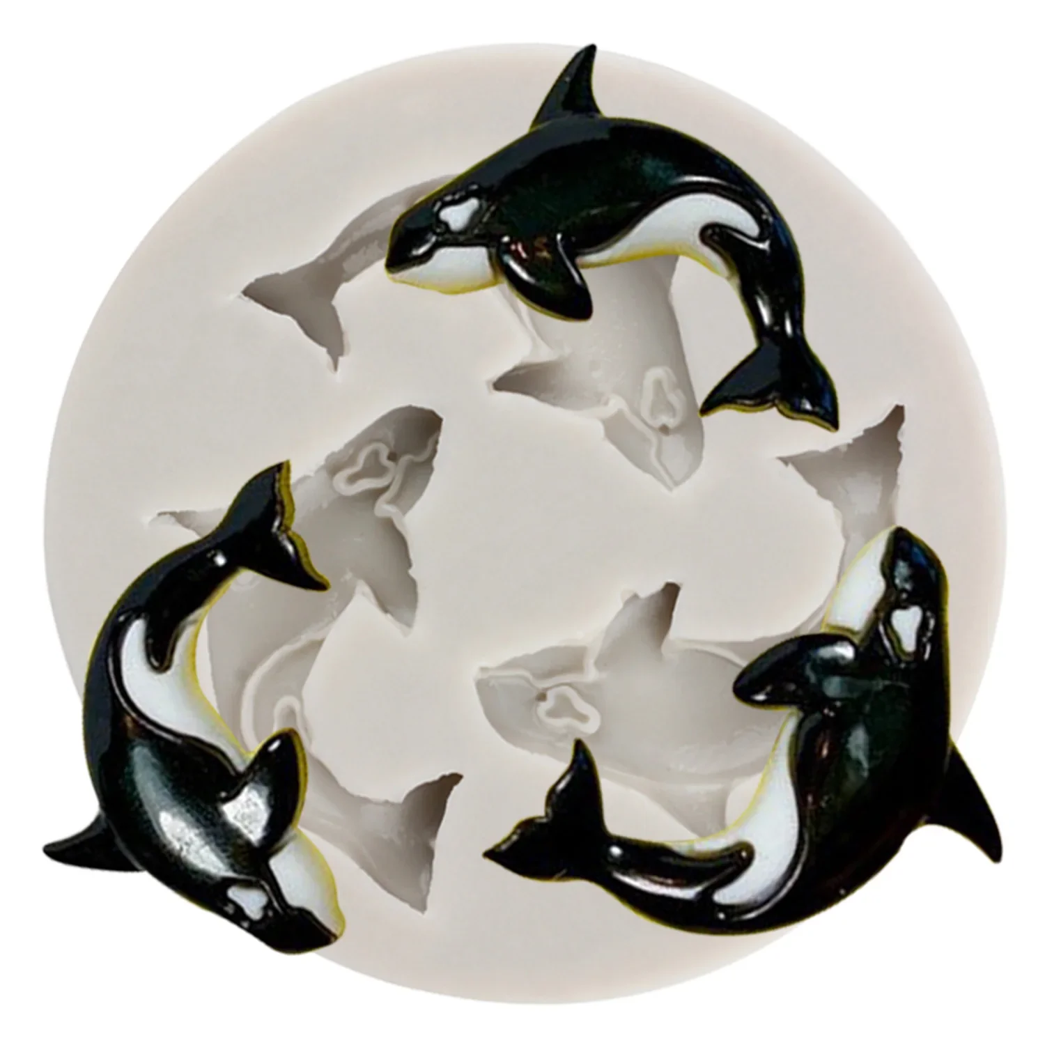 Dolphin-Shape-Silicone-Mold-Killer-Whale-Chocolate-Moulds-Fondant ...