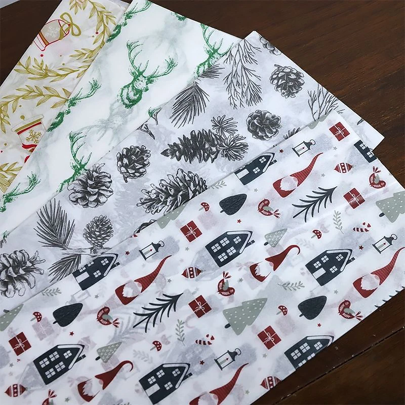 20 Sheets Elk pinecone print Tissue Paper - Semi-Transparent Sydney ...