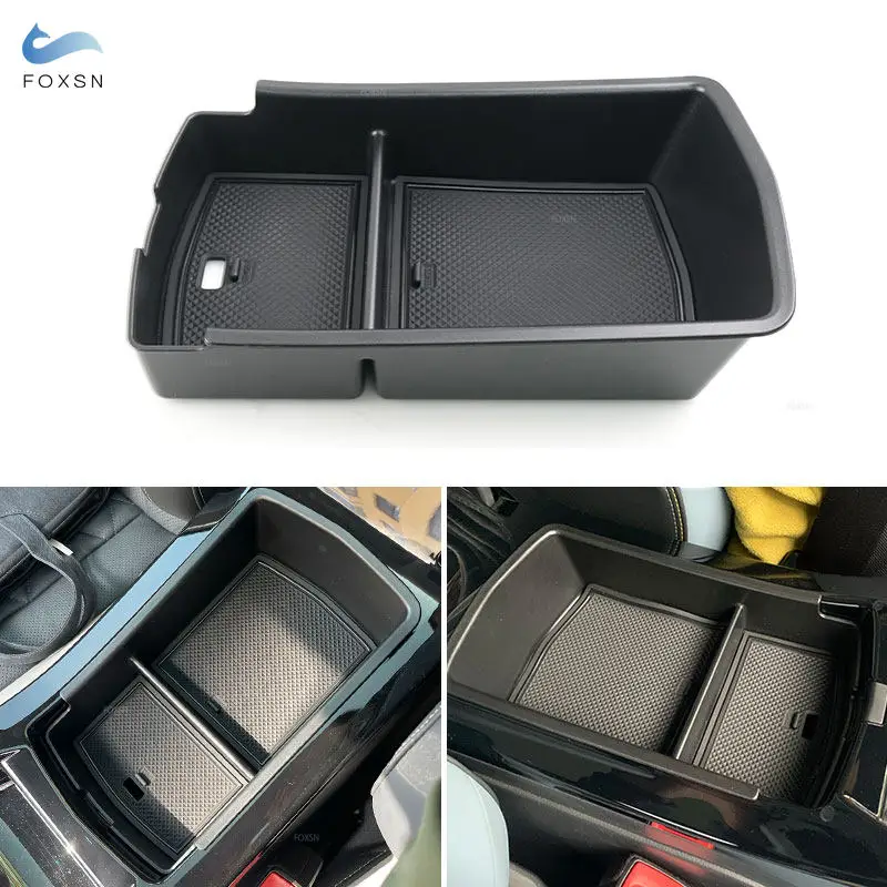 Car-Center-Control-Armrest-Storage-Box-Cover-Container-Organizer-For-VW ...