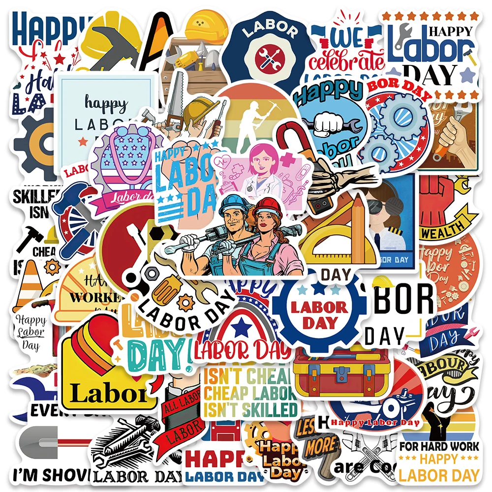 50pcs-Labor-Stickers-Vinyl-Waterproof-Graffiti-Decals-For-Laptop ...