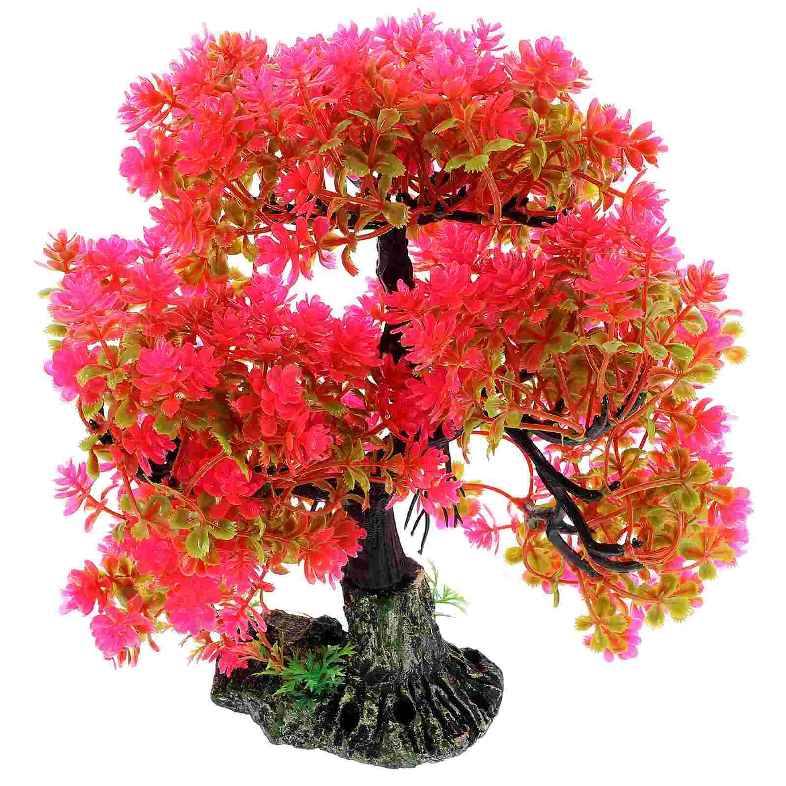 Fish-Tank-Landscaping-Tree-Resin-for-Decor-Decorative-Fake-Aquarium ...