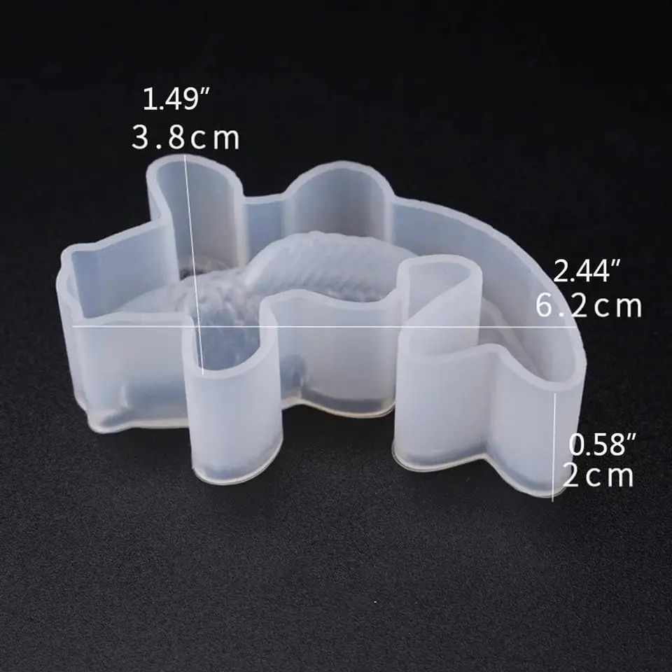 Molds For Air Dry Clay Water Drop Shape Vase Epoxy Silicone Mold ...