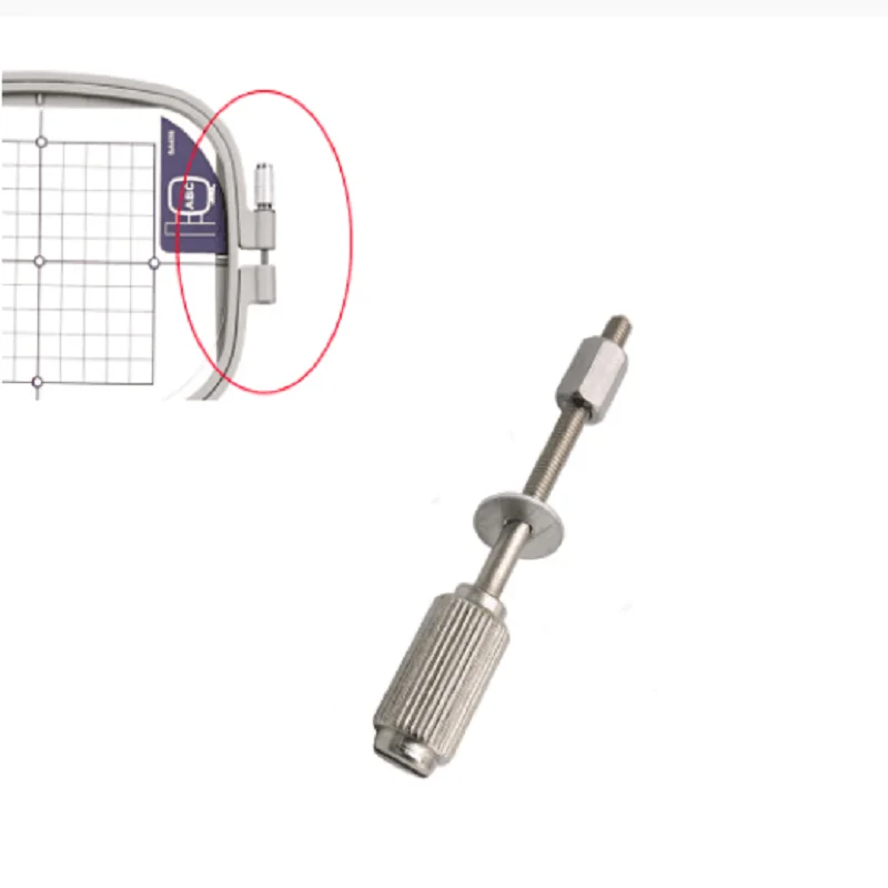 1-Pces-Embroidery-Hoop-Metal-Long-Adjusting-Screws-FOR-Many-Brother ...