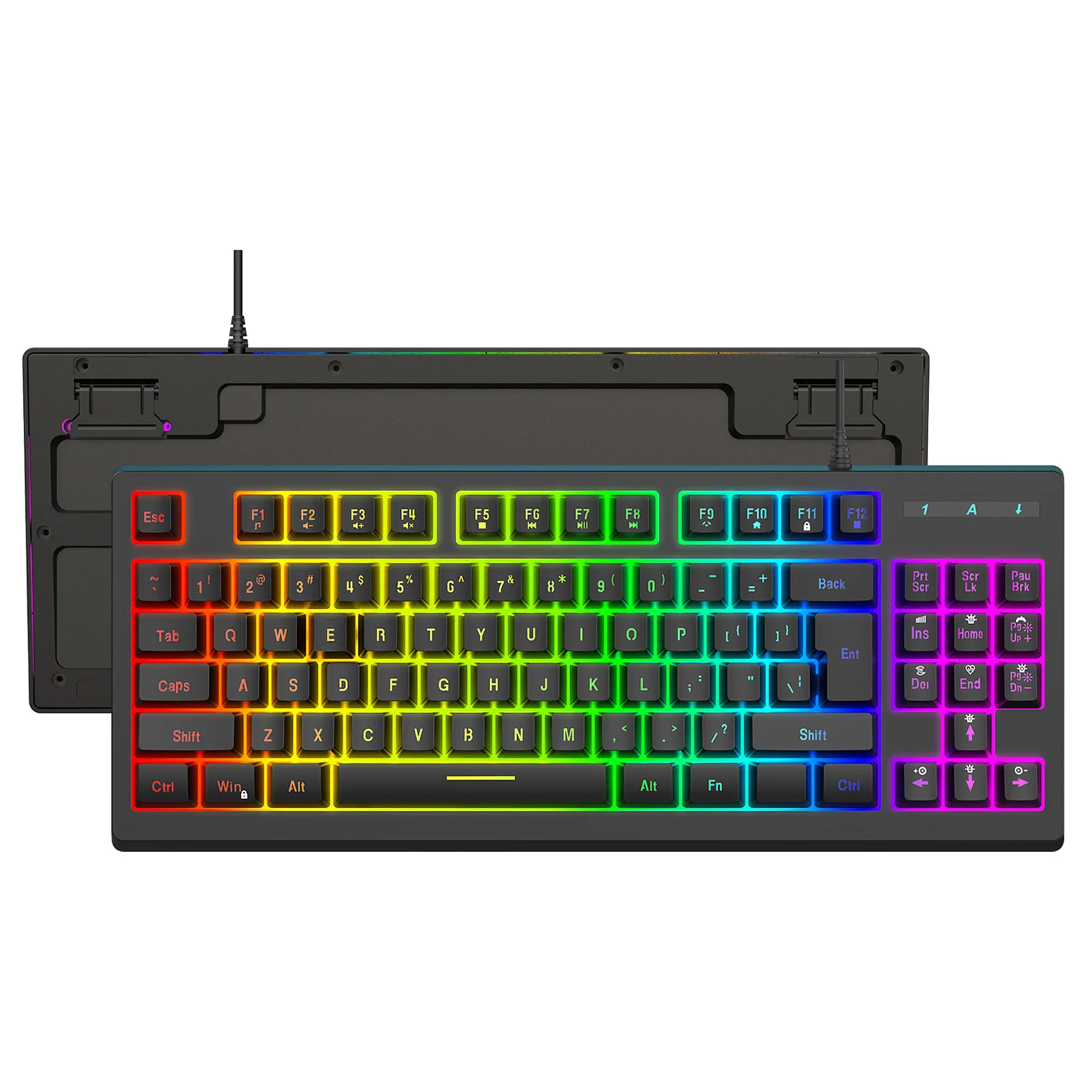 Y200-USB-Wired-Gaming-Keyboard-RGB-Backlight-Keyboard-87-Keys-Gamer ...