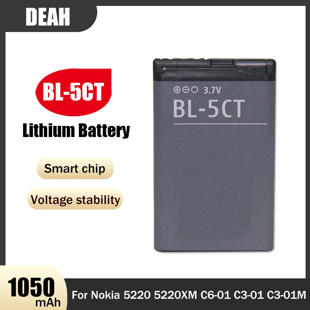 1PCS-3-7V-1050mAh-BL-5CT-BL-5CT-BL5CT-Lithium-Replacement-Battery-For ...