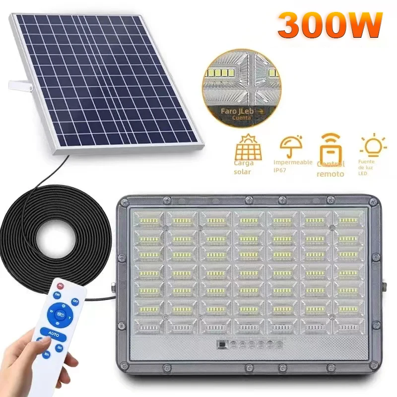 2023-Solar-Light-With-Remote-Control-Outdoor-Reflective-Light-LED ...
