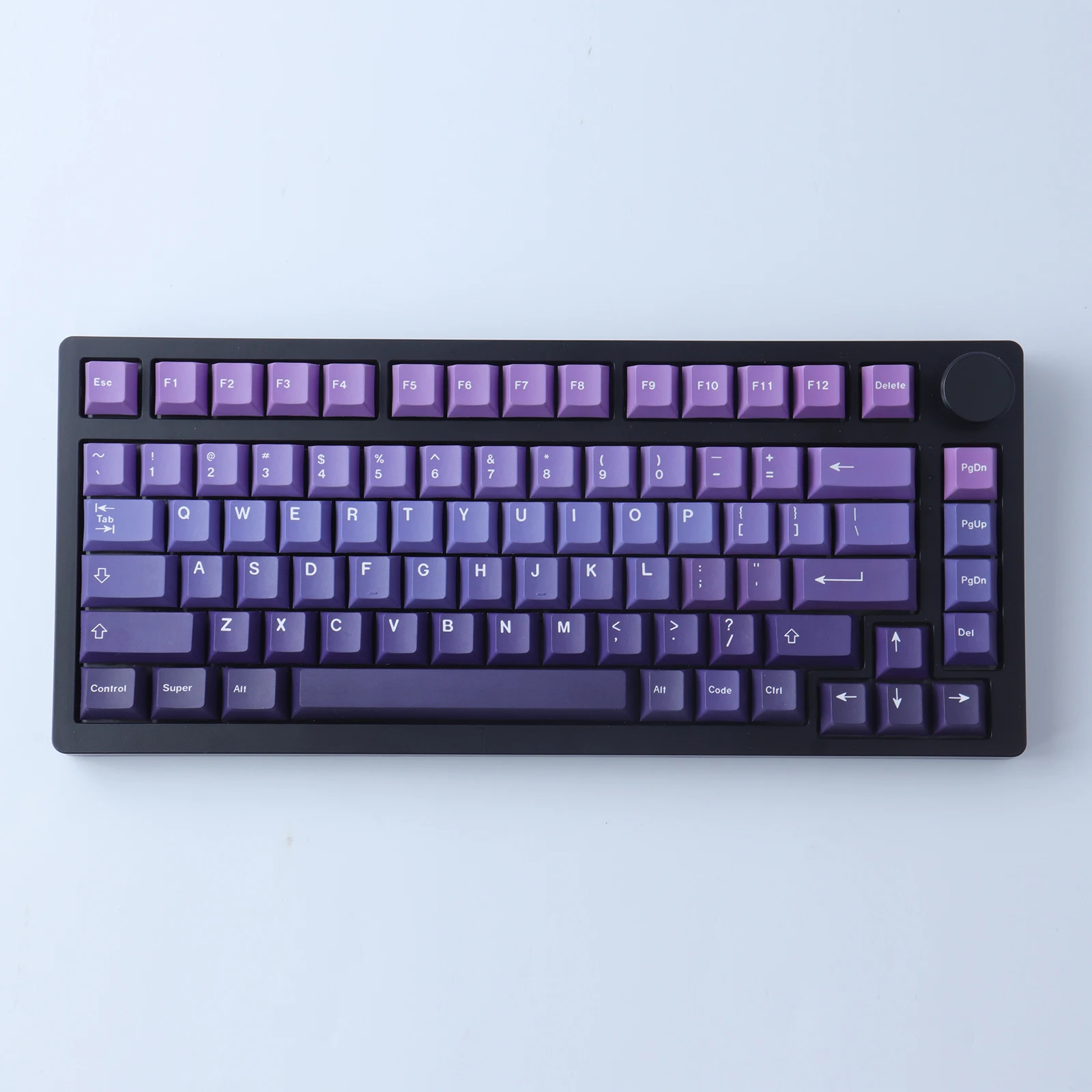 Pbt Keycaps 126 Keys Dye Sublimation Cherry Profile Dark Purple-blue ...