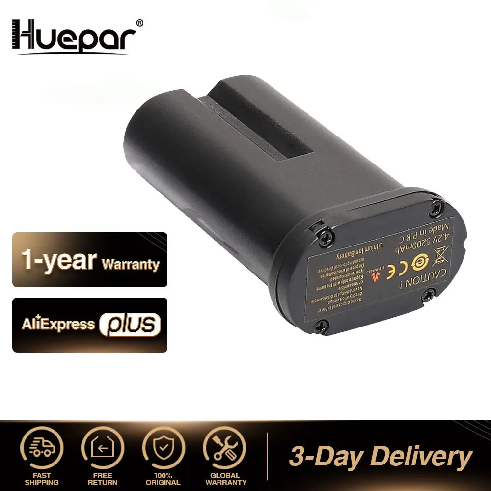 Huepar Lithium Battery for Huepar 903CG/GF360G Cross Lines Laser Level ...