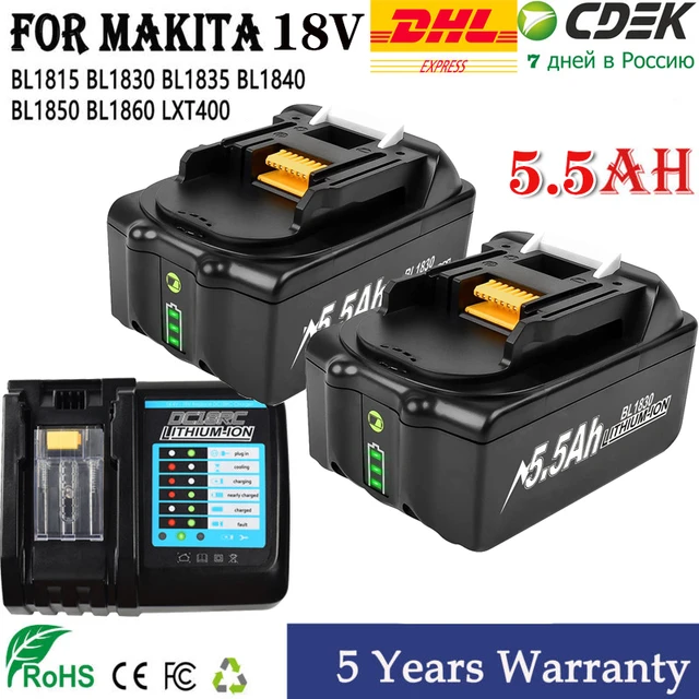 2X 18V For M BL1830 BL1850B LXT 3.0Ah Li-Ion By BL1840 BL1860 BL1845 ...