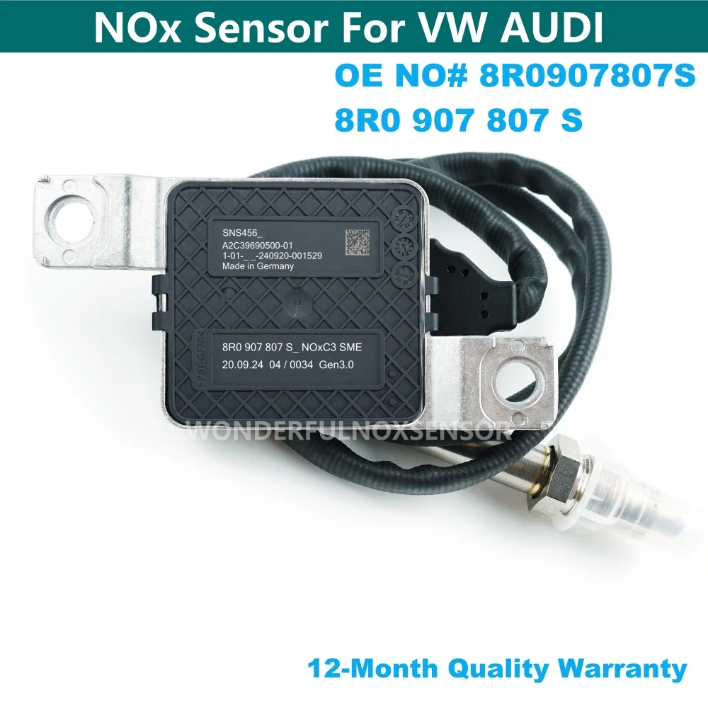 8R0907807S Nitrogen Oxides Sensor Nox Sensor For VW Audi 8RB Q5 SQ5 ...
