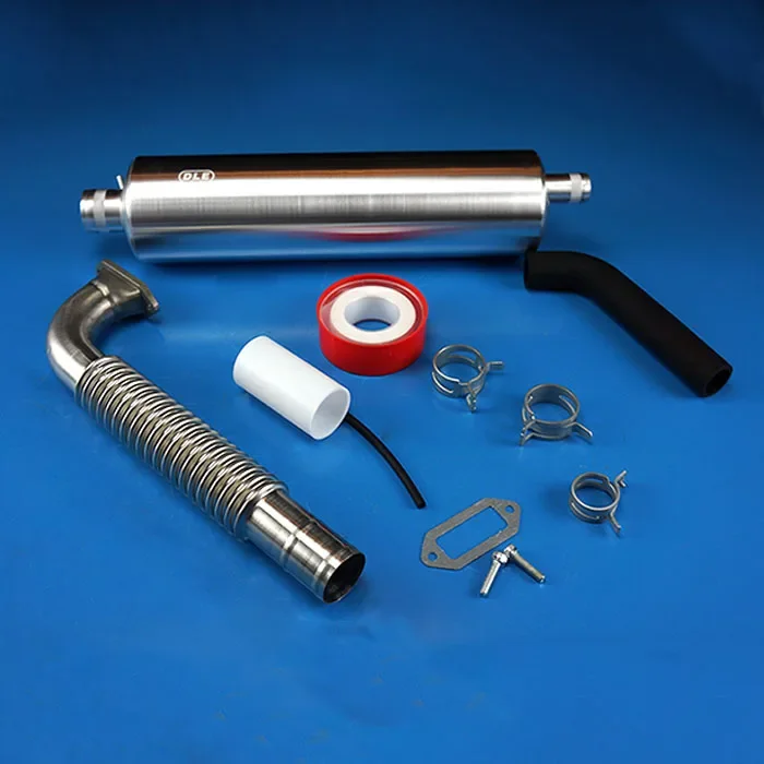 Original-DLE-Long-Muffler-Canister-Exhaust-Set-Parts-for-DLE170 ...