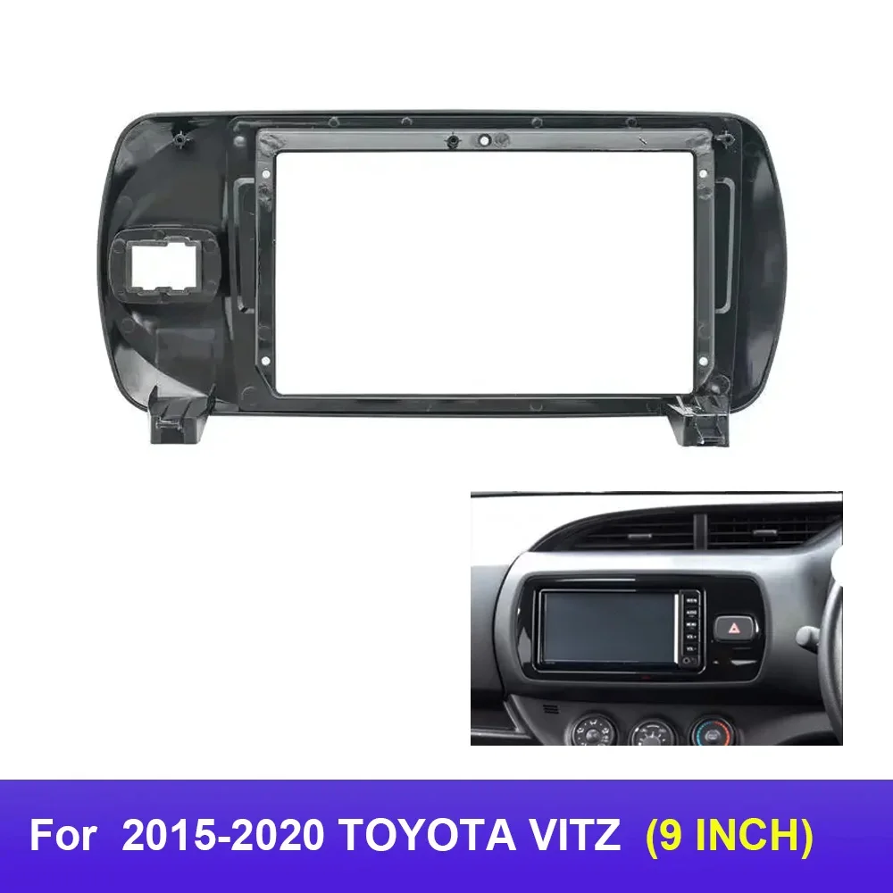 9-Inch-Car-Radio-Fascia-Frame-2DIN-Install-Panel-Dashboard-For-2015 ...