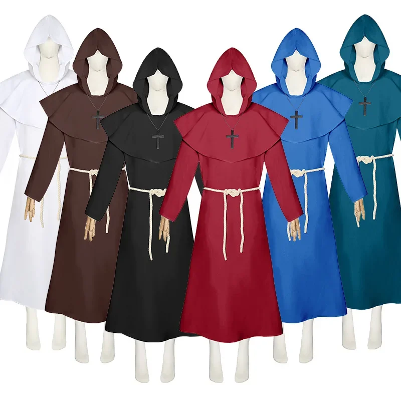 Wizard-Cloak-Original-Church-Medieval-Renaissance-Priest-Monk-Druid ...