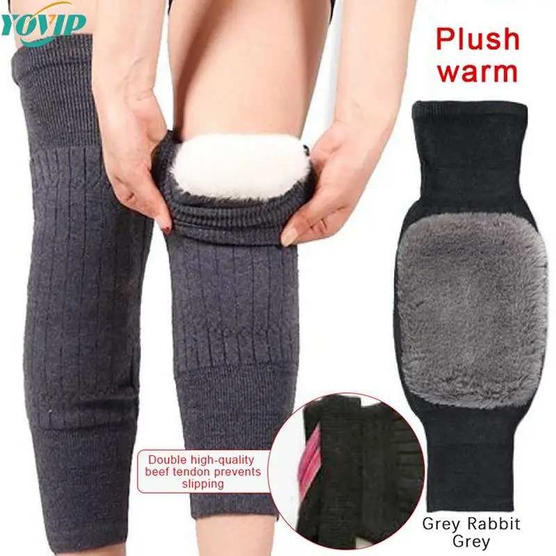 1Pair Winter Warm Knee Pads For Women Men Old People Cold Leg Arthritis ...