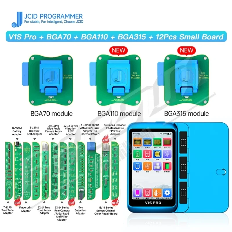 JCID-V1S-Pro-Programmer-Compatible-with-PRO1000S-V1SE-BGA70-110-315-Module-NAND-Read-Write ...
