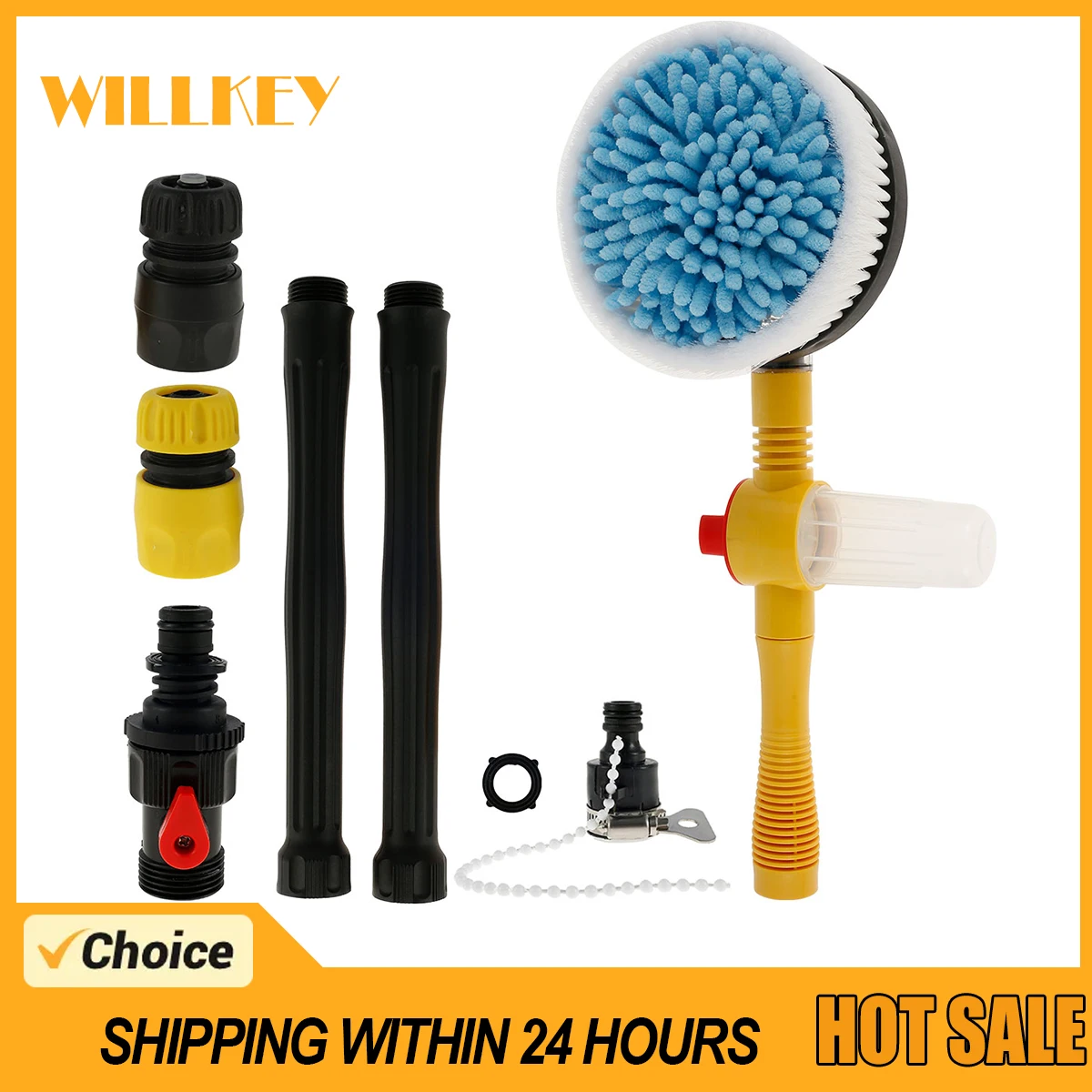 Car-Wash-Brush-Kit-Handle-Scratch-Free-Car-Scrub-Brush-360-Rotating-Car ...