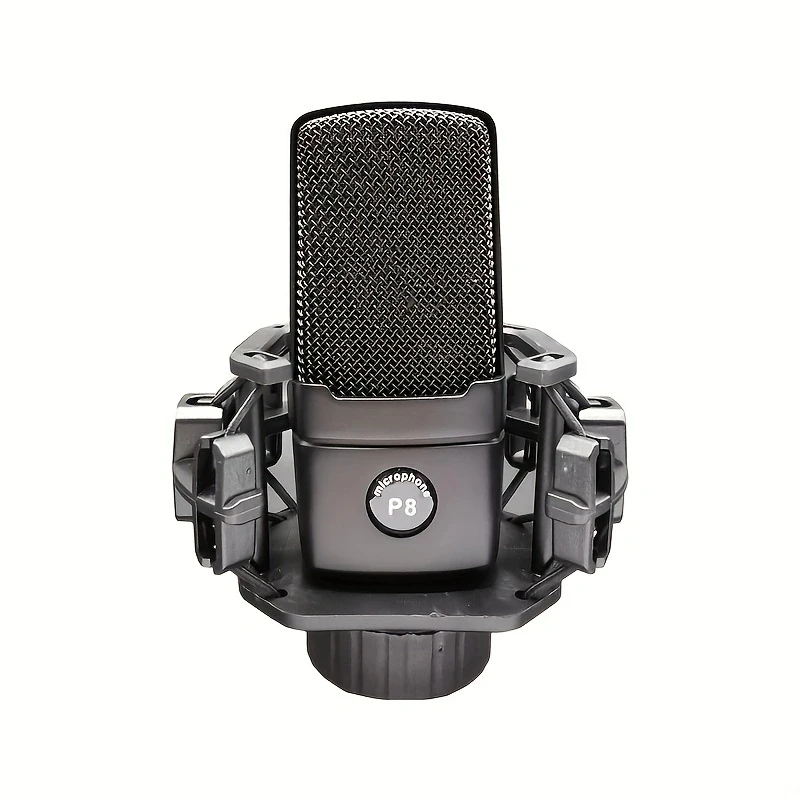 P8-Professional-Condenser-Microphone-Large-Diaphragm-Mic-For-PC ...