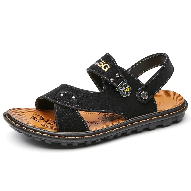 Fashion-Leather-Soft-Soled-Men-s-Sandals-Designer-New-Outdoor-Beach ...