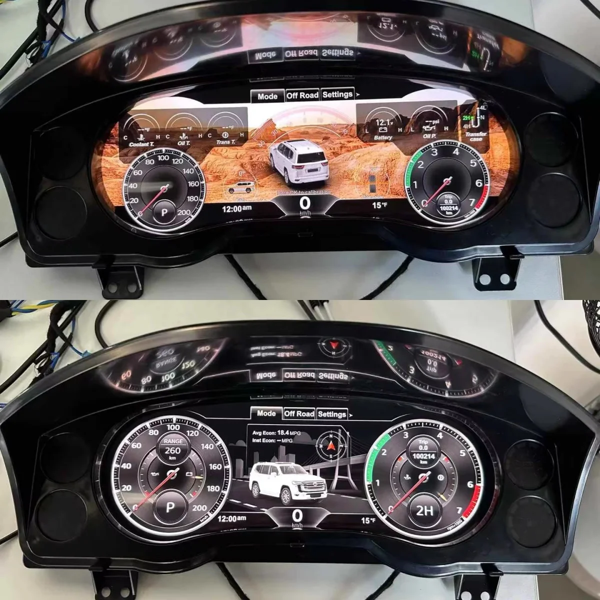 Car Digital Cluster For Toyota Land Cruiser 200 LC200 2008-2020 ...
