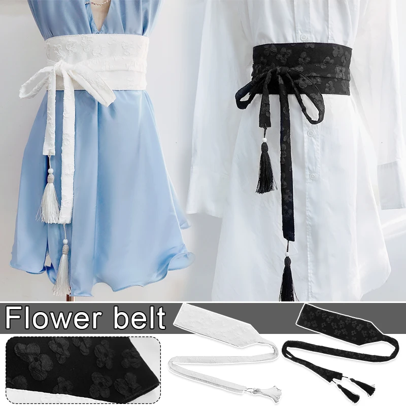 Women-Japanese-Traditional-Kimono-Dress-Obi-Belt-Chinese-Style-Hanfu ...