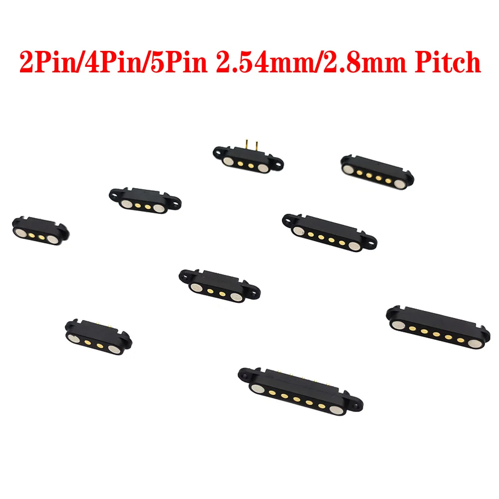 2Pin-4Pin-5Pin-Pogopin-Female-Magnetic-Pogo-Pin-Connector-2-54mm-2-8mm ...