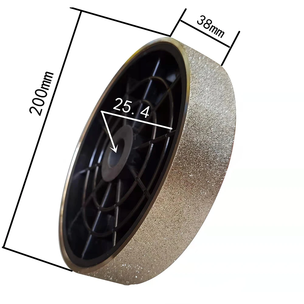 Electroplate Coated Diamond Grinding Wheel Flat Shaped Diameter 200mm ...