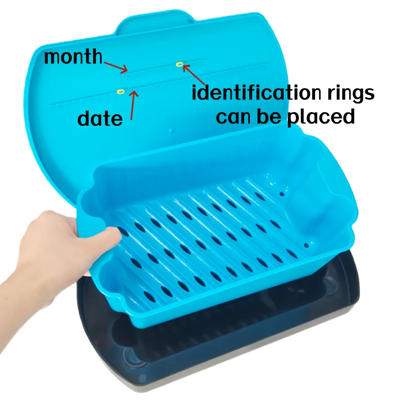3.8L Large Size Dental Instrument Soaking Box Disinfection Soak Case ...